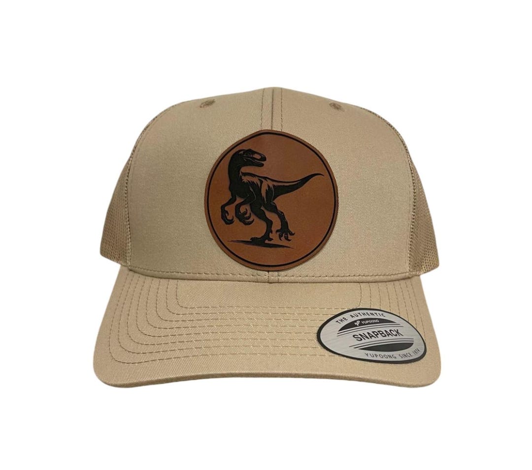 Velocigear Raptor Trucker Hat | Genuine Leatherette Patch Hat ...