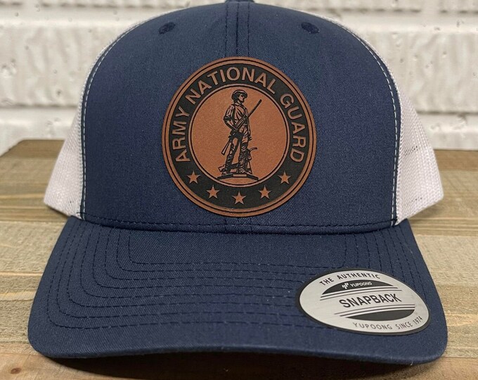 National Guard, U.S. Army Black Baseball Cap / Hat, W/u.s. Army, W ...