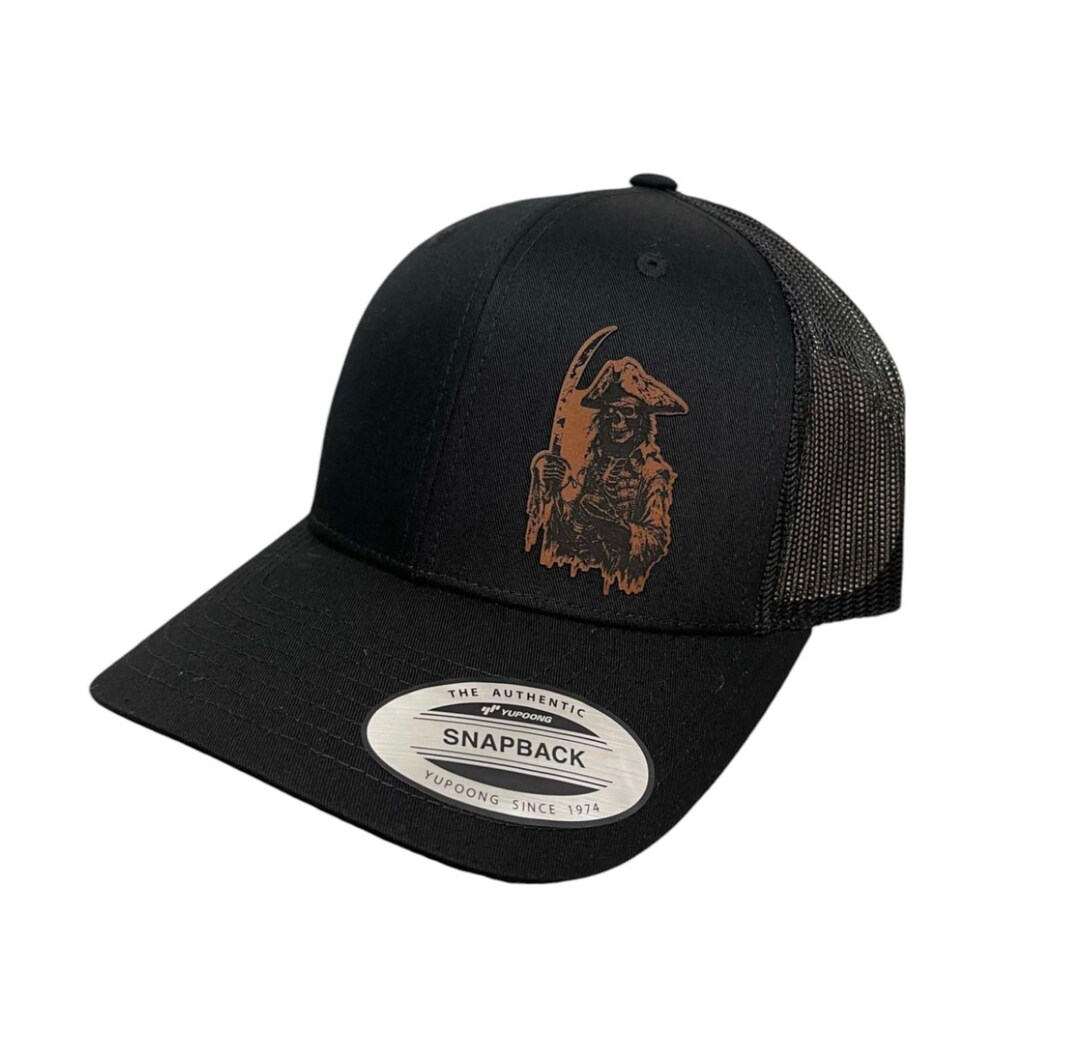Cursed Pirate Crew Trucker Hat | Genuine Leatherette Patch Hat ...