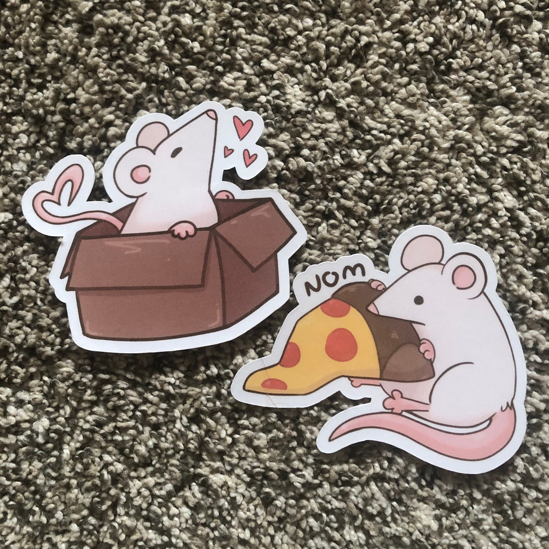 Rat Sticker Pack Water Repellant Sticker Laptop Sticker Binder Sticker ...
