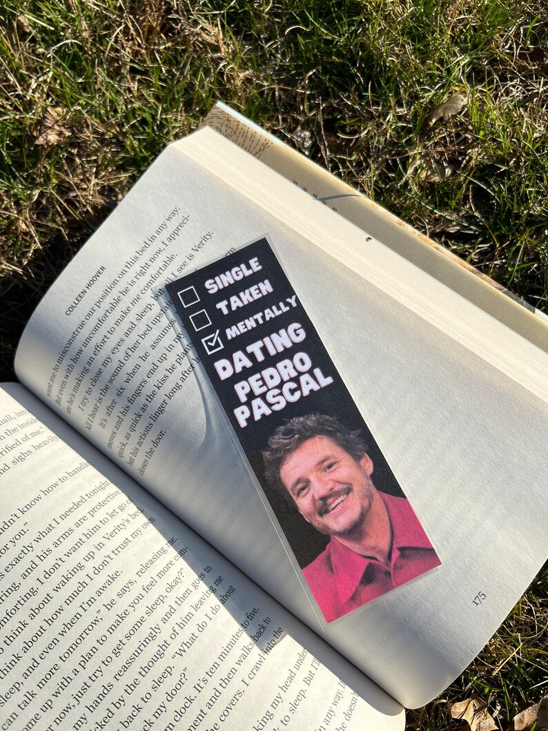 Pedro Pascal Bookmark Actor Pedro Pascal Bookmark Daddy - Etsy
