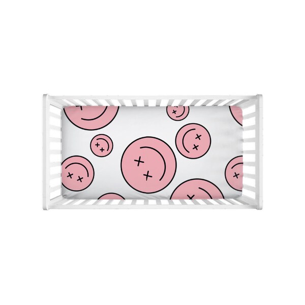 Smiley Face Crib Sheet - Etsy