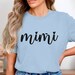 Mimi Heart Script Font T-shirt, Funny Mimi Shirt, Cute Mimi Tee, Mimi ...