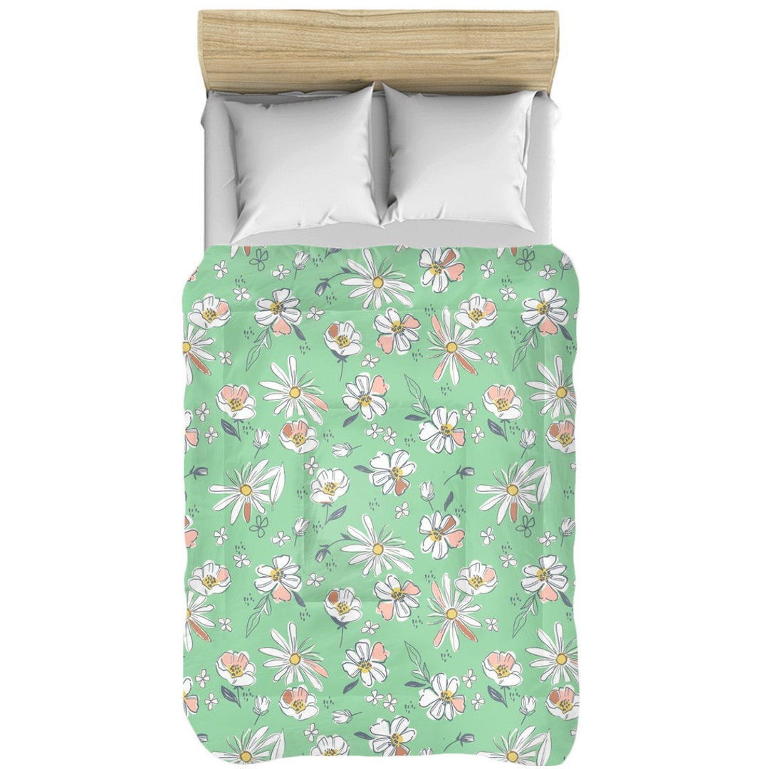 Whimsical Vintage Floral Comforters Set, Vintage Floral Comforter Set ...