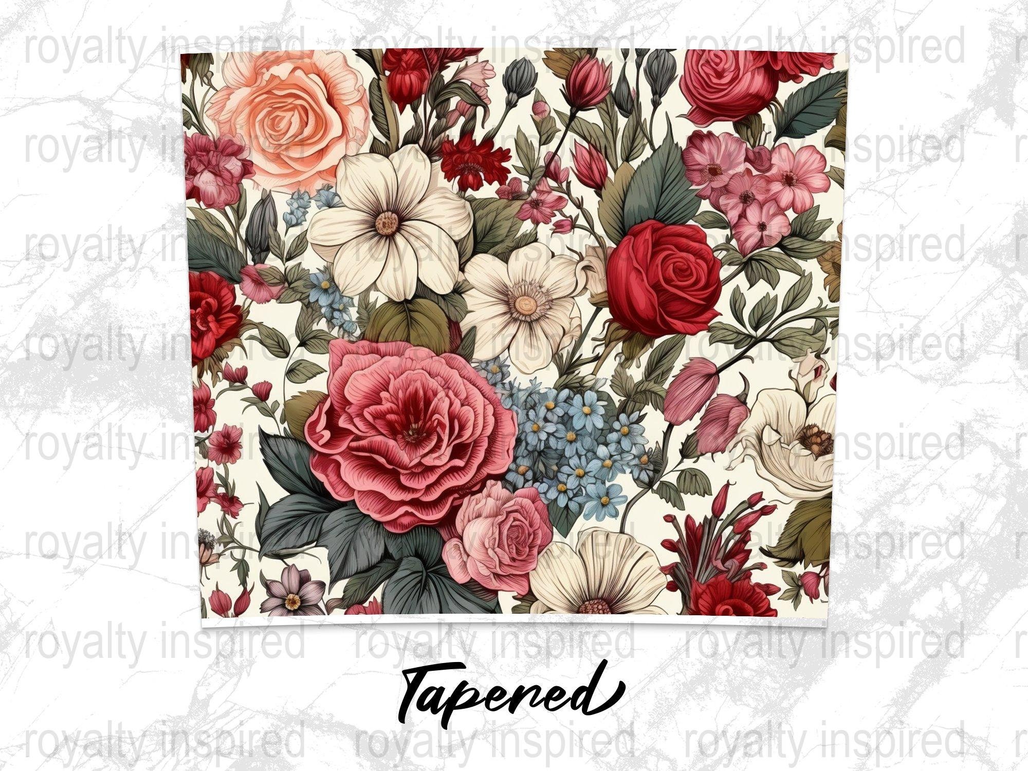 Vintage Floral Digital Paper, Classic Flower Patterns, Scrapbooking ...