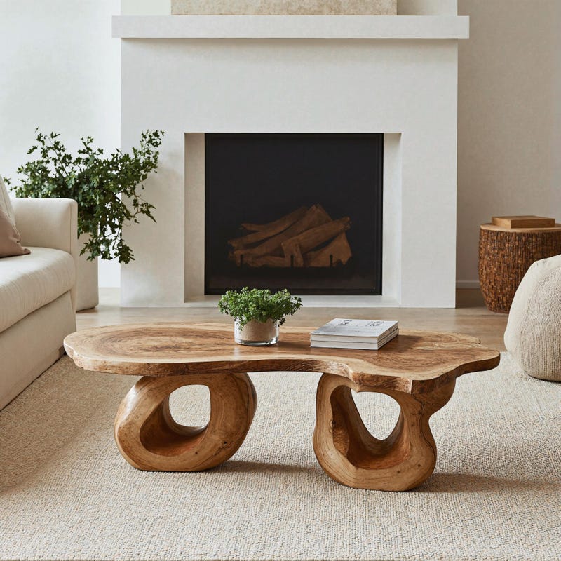 Stump Coffee Table - Etsy