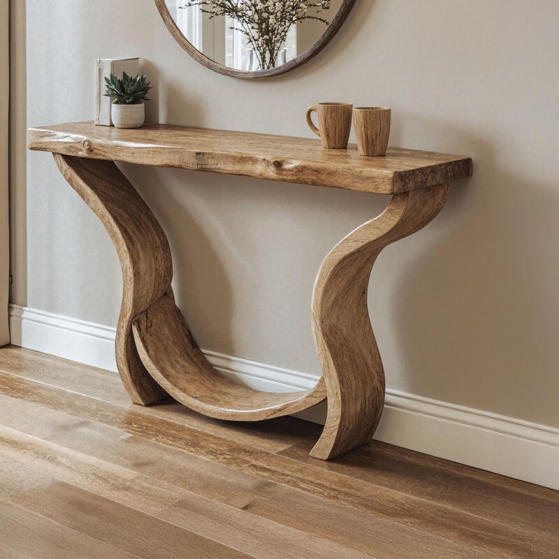 Rustic Console Table - Etsy UK