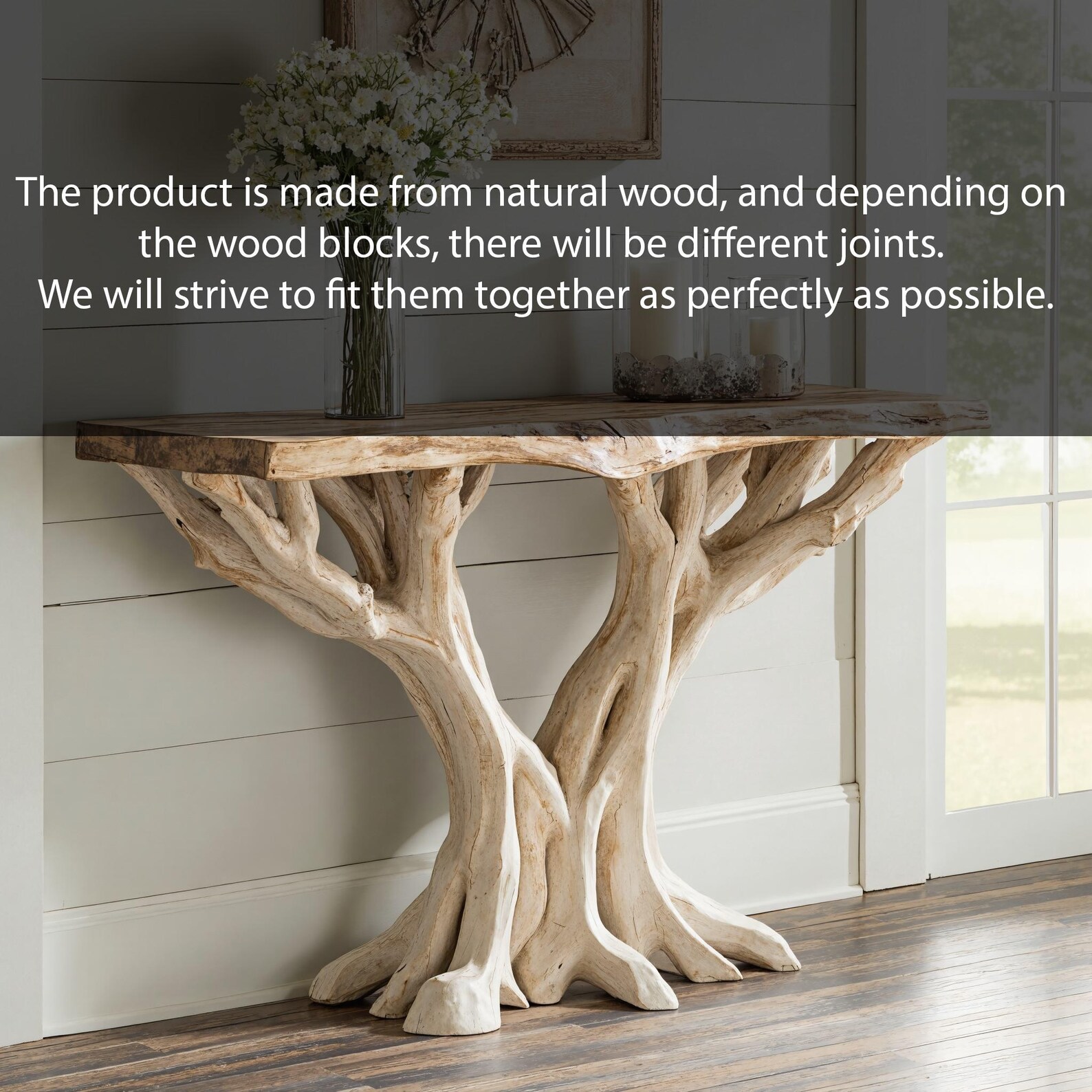 Rustic Console Table Custom Console Table Farmhouse Console Table Wood ...