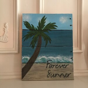 Beach Pallet Art - Etsy