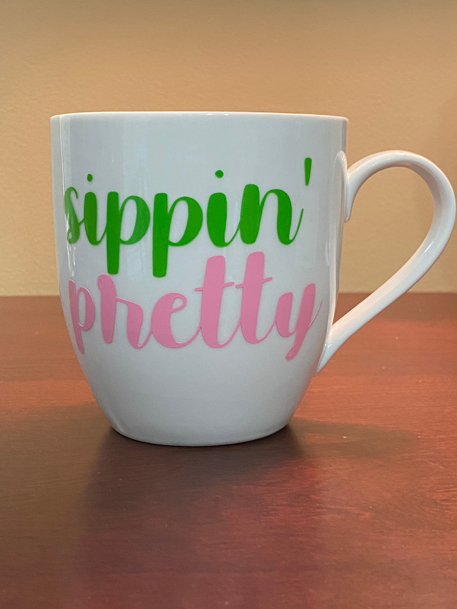 Sippin' Pretty II Personalized Coffee Mug - Etsy
