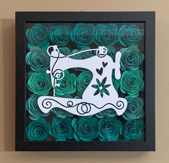 Customizable Sew Beautiful Shadow Box | Etsy