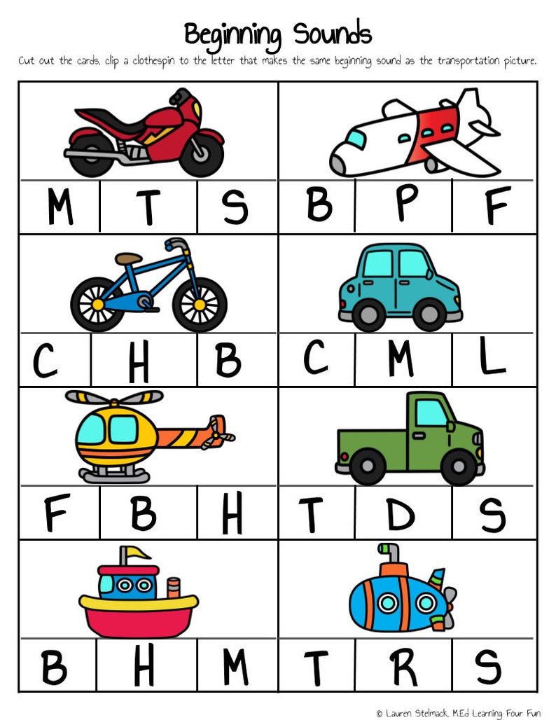 Preschool Transportation Unit, Lesson Plans, Preschool, Prek ...