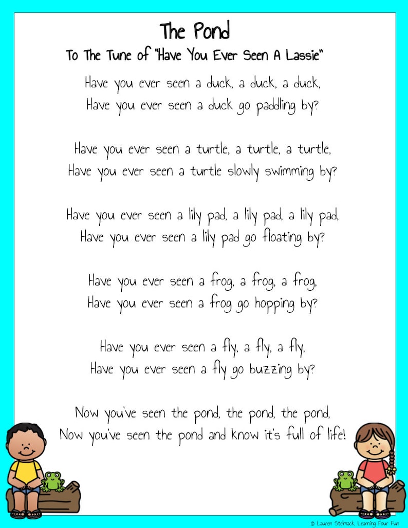 Pond Preschool Unit, Prek, Education, Lesson Plans, Preschool ...