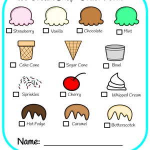 Ice Cream Preschool Unit, Complete Unit, Prek, Preschool, Learning, Ice ...
