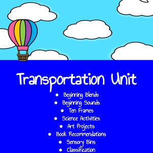 Preschool Transportation Unit, Lesson Plans, Preschool, Prek ...