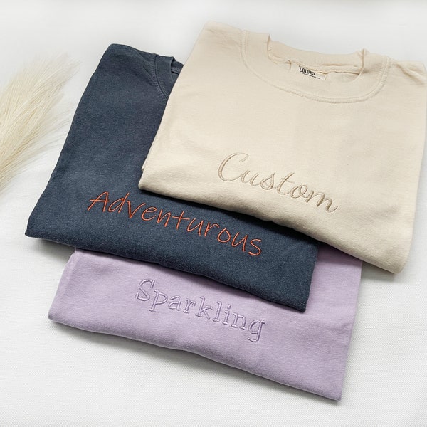 Custom Embroidered Shirt for Women - Etsy