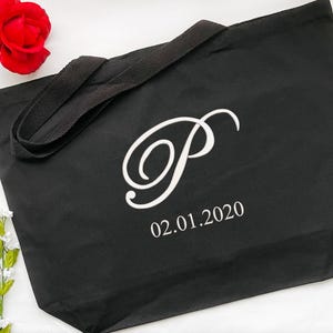Personalized Wedding Jumbo Tote Bag - Etsy