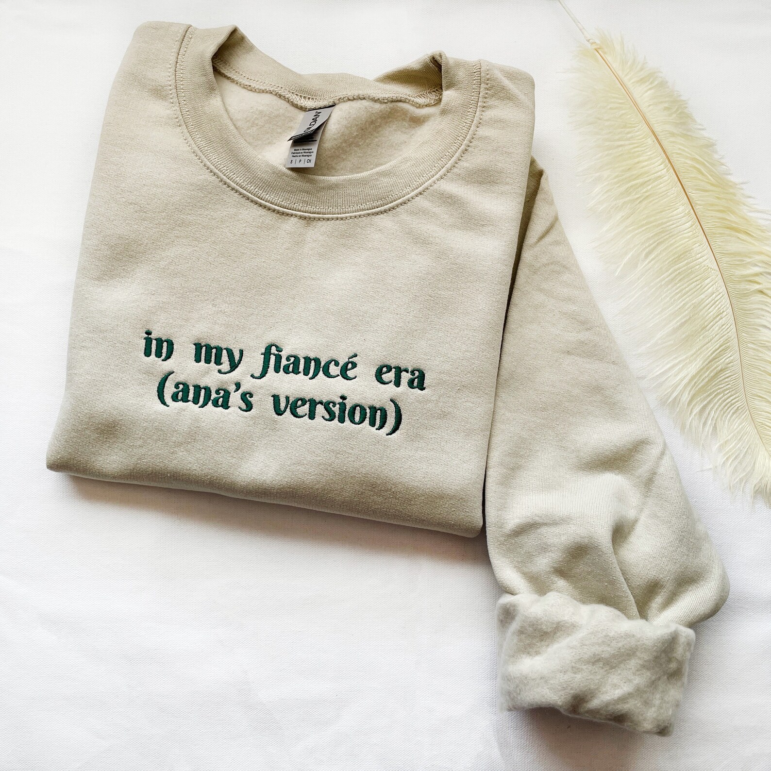 Custom Embroidered Wedding Sweatshirt, Crewneck Sweater, Personalized ...