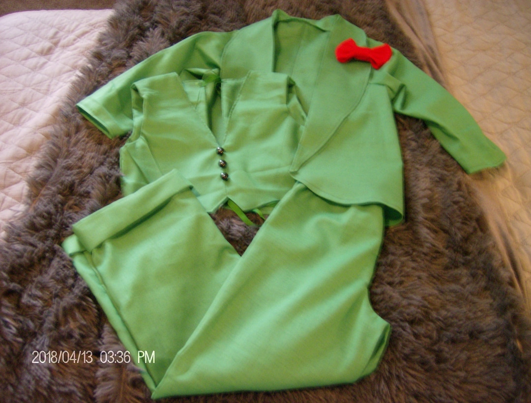 Babar the Elephant Green Suit Halloween Costume Four Piece Set Custom ...