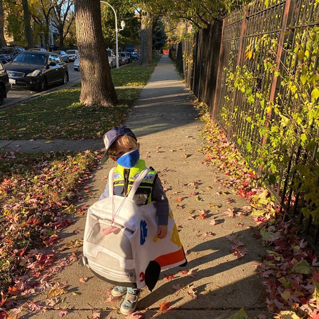 Light up Ambulance or Firetruck Halloween Costume Custom Made - Etsy