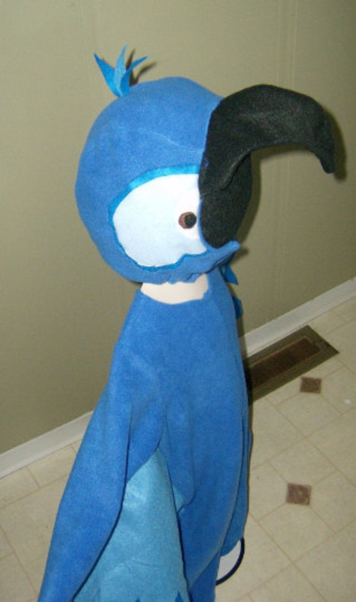 Macaw Blu Blue Jewel Rio Bird Halloween Costume in Fleece | Etsy