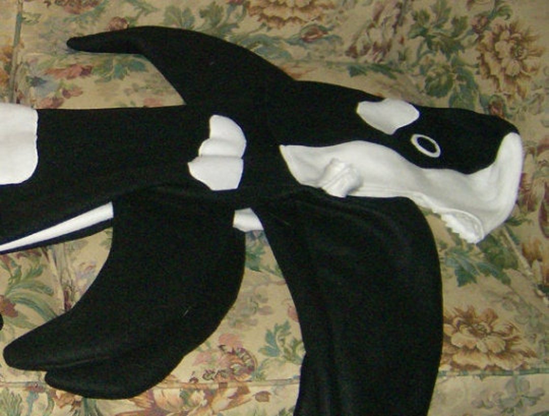 Kids Orca Killer Whale Halloween Costume in Fleece Custom Made - Etsy
