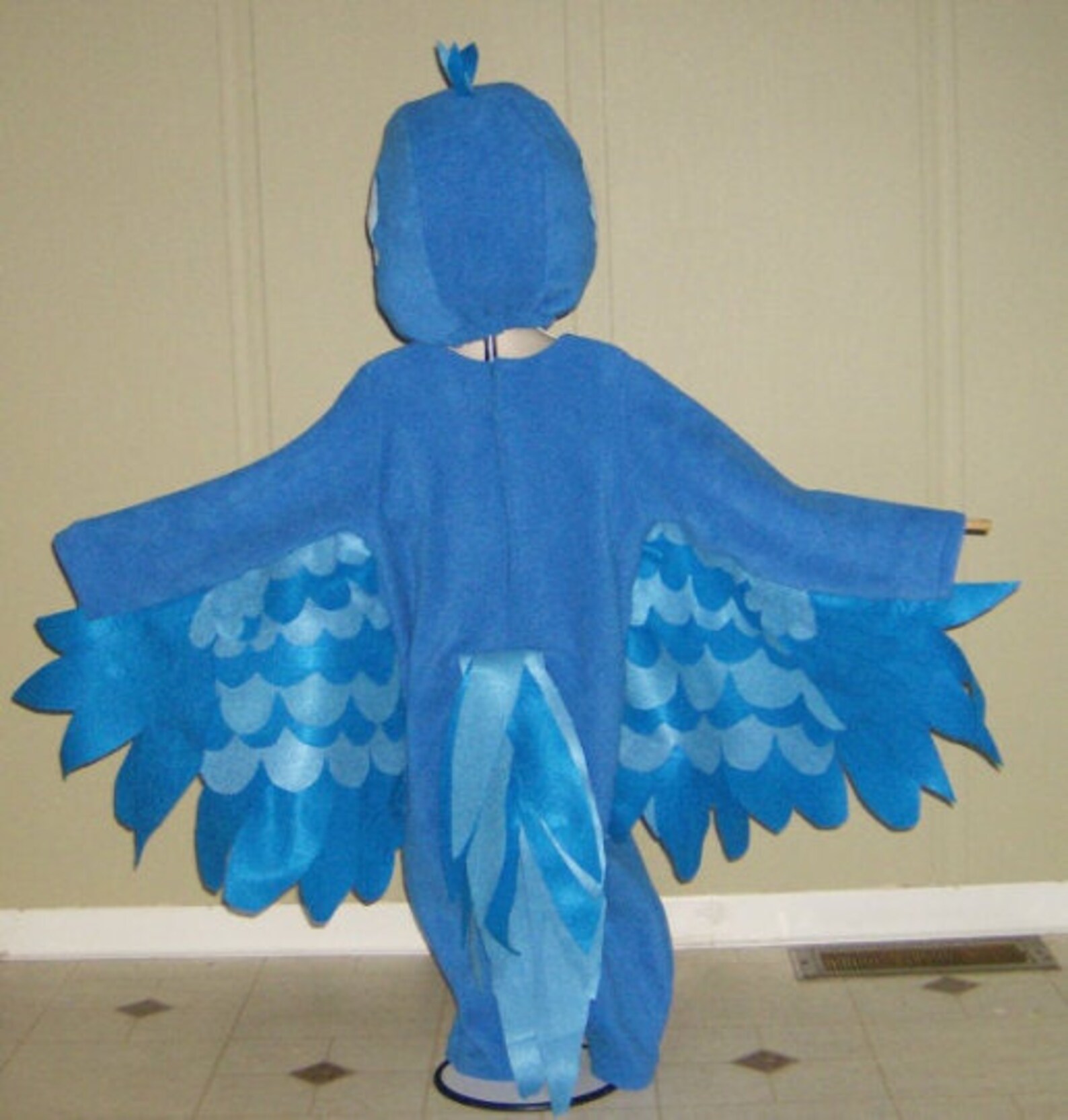Macaw Blu Blue Jewel Rio Bird Halloween Costume in Fleece | Etsy