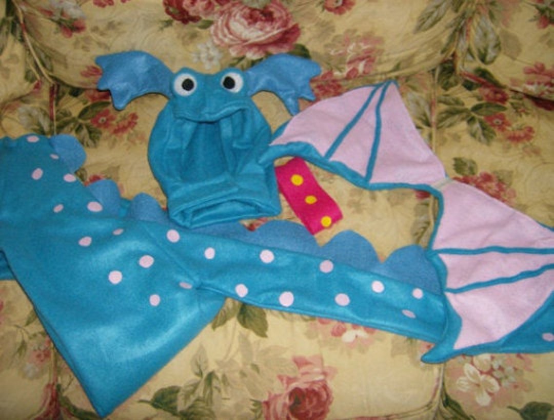 Grown up Blue Stuffy Inspired Pet Dragon Halloween Costume Custom Made ...
