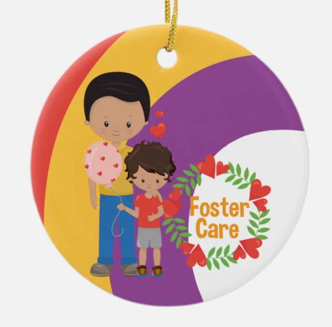 Adoption Foster Care Blended Family Christmas Ornament Custom Made ...