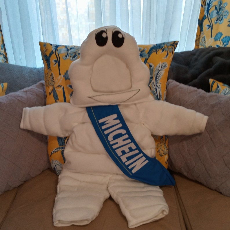 Michelin Man Puffed Fleece Halloween Costume Tire Mascot Inspired ...