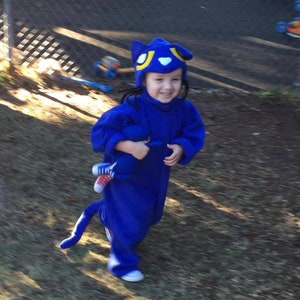 Blue Cat Halloween Costume Custom Made - Etsy