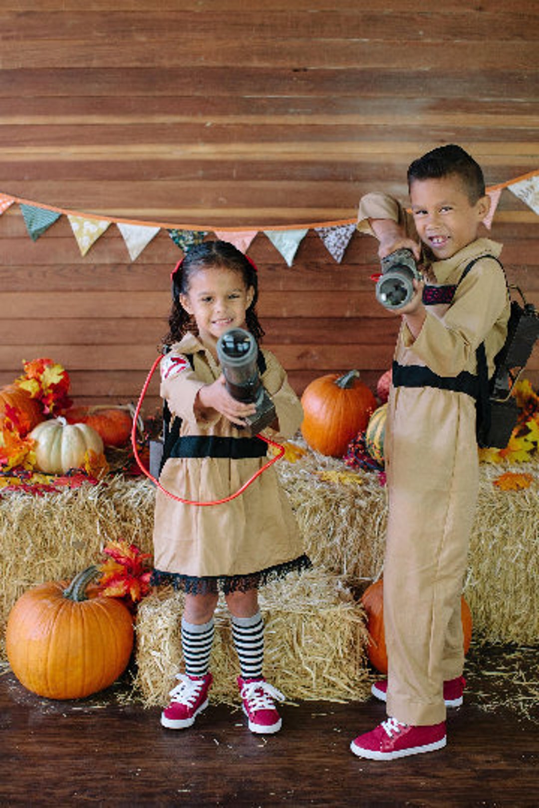 DRESS Ghostbuster Costume Version Kids Ghostbusters Uniform Halloween ...