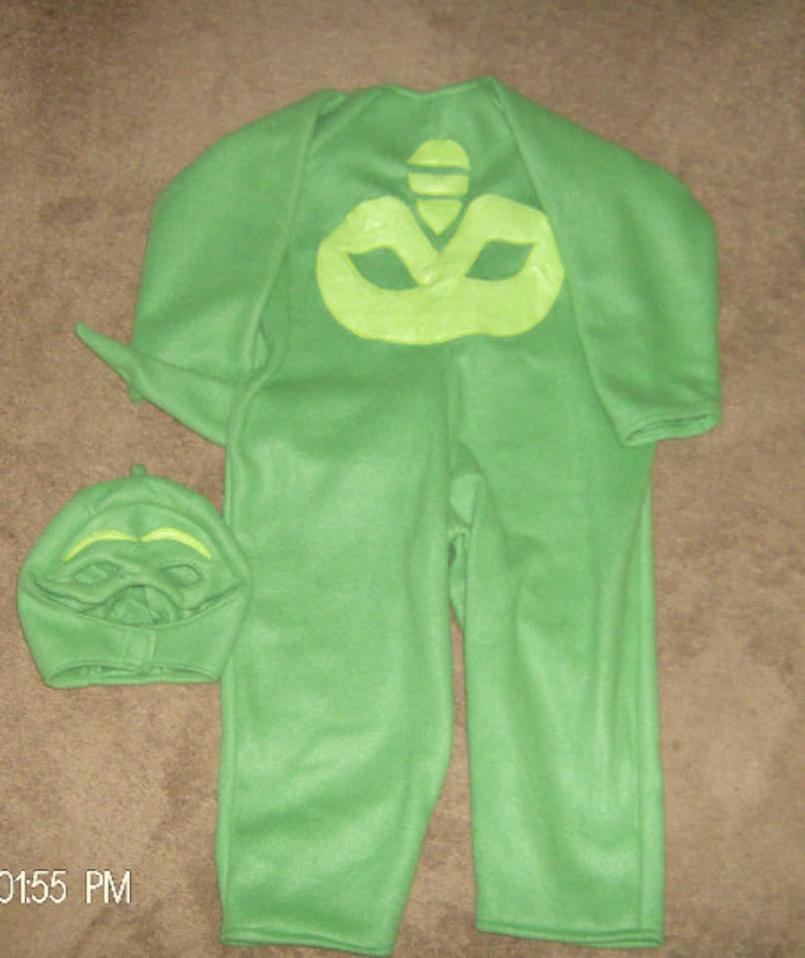 Green Gecko Lizard Halloween Costume for Kids, Fleece Animal Suit - Etsy