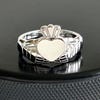 Tiny Brass Claddagh Ring: Celtic Irish Love & Friendship Jewelry - Etsy