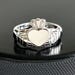 Tiny Brass Claddagh Ring: Celtic Irish Love & Friendship Jewelry - Etsy