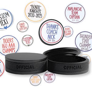 Personalized Hockey Puck Wood Box, Hockey Coach Gift, Catch All Tray ...