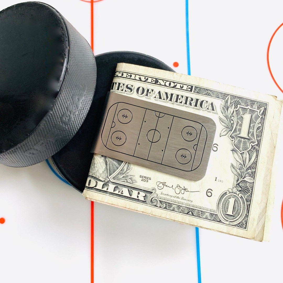 Hockey Money Clip, Hockey Gifts for Men, Hockey Coach Gift, Groomsmen ...
