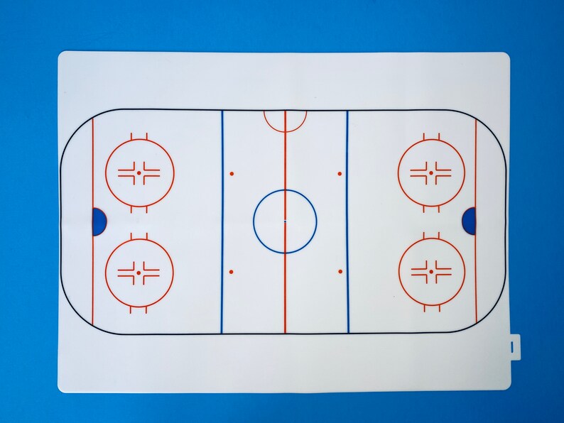 Hockey Placemat Coloring Activity for Kids Play Dough Mat - Etsy