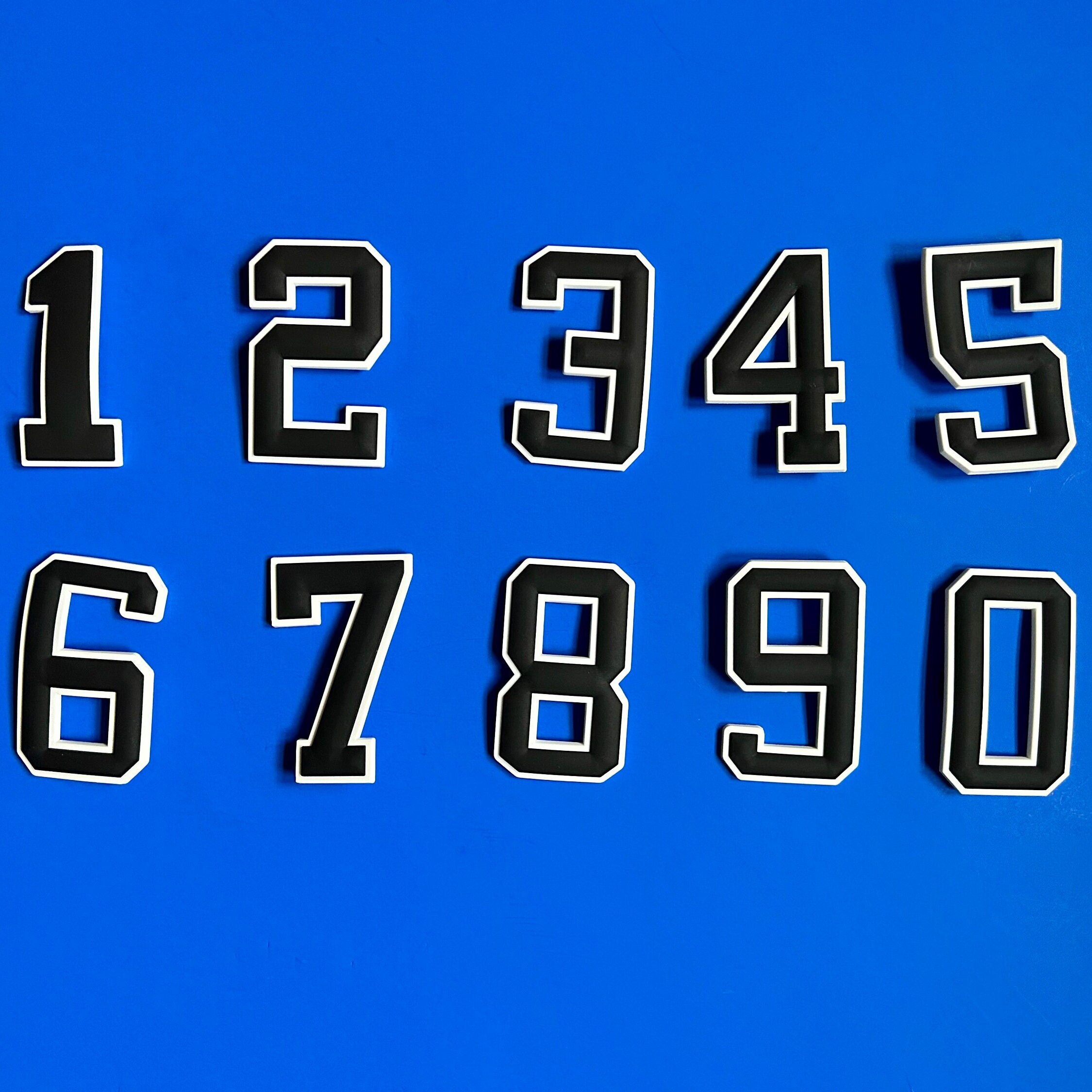 Number Charms for Tote Bag, Jersey Number Bag Accessories, Large ...