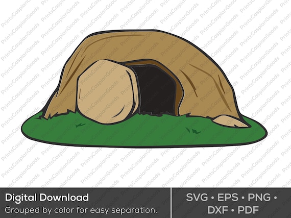 Jesus Sealed Tomb Clipart