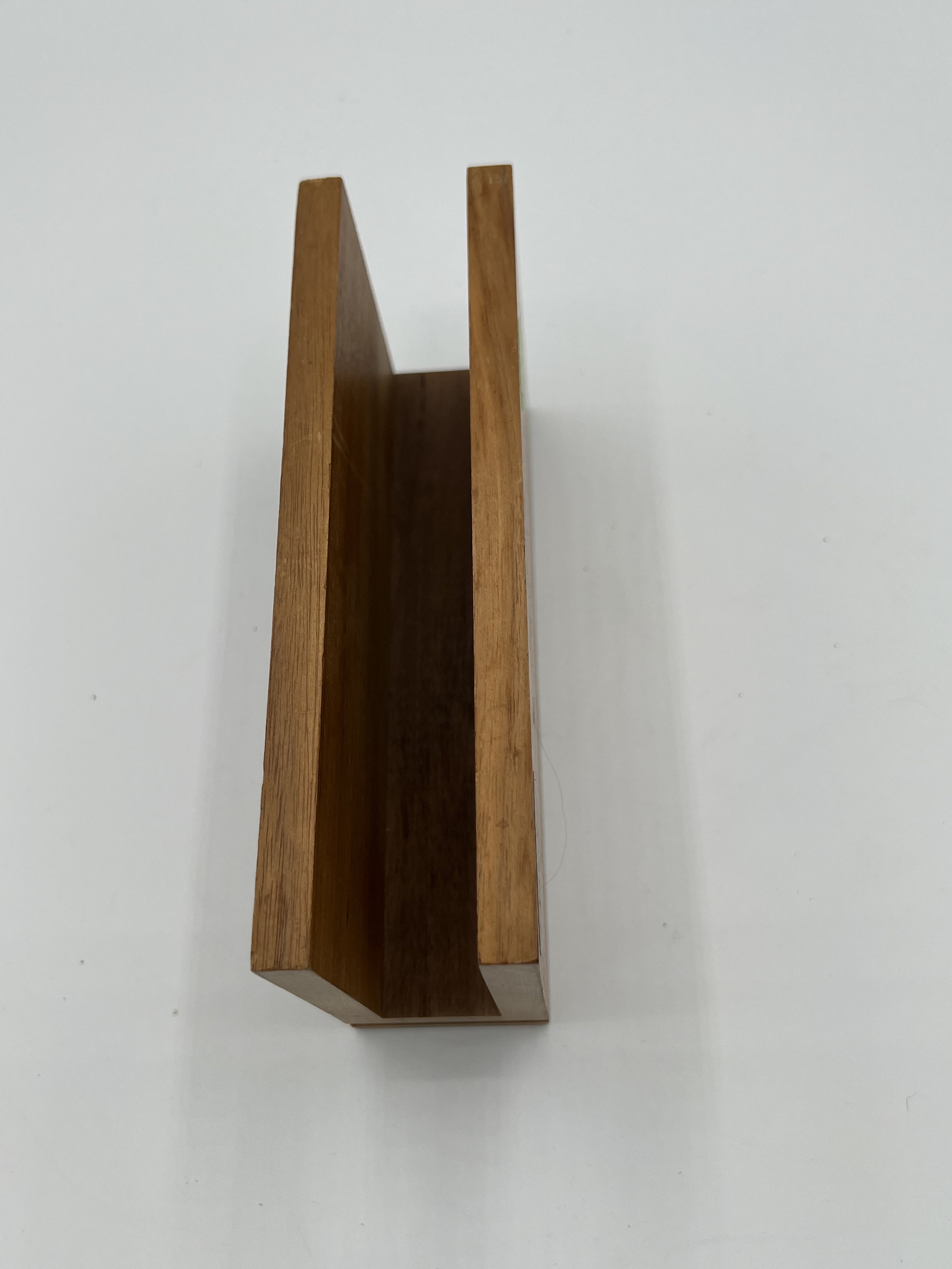 Vintage Walnut Engraved Envelope Holder - Etsy