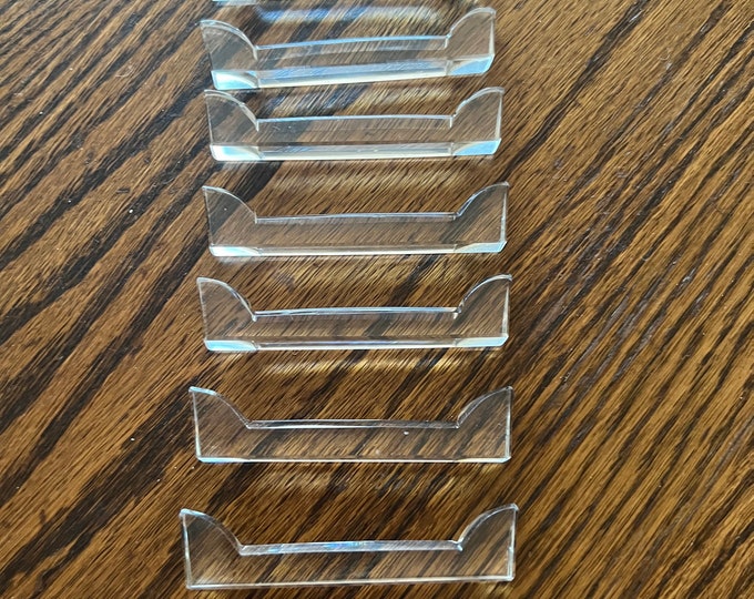 Set of 8 Art Deco Crystal Knife Rests - Etsy