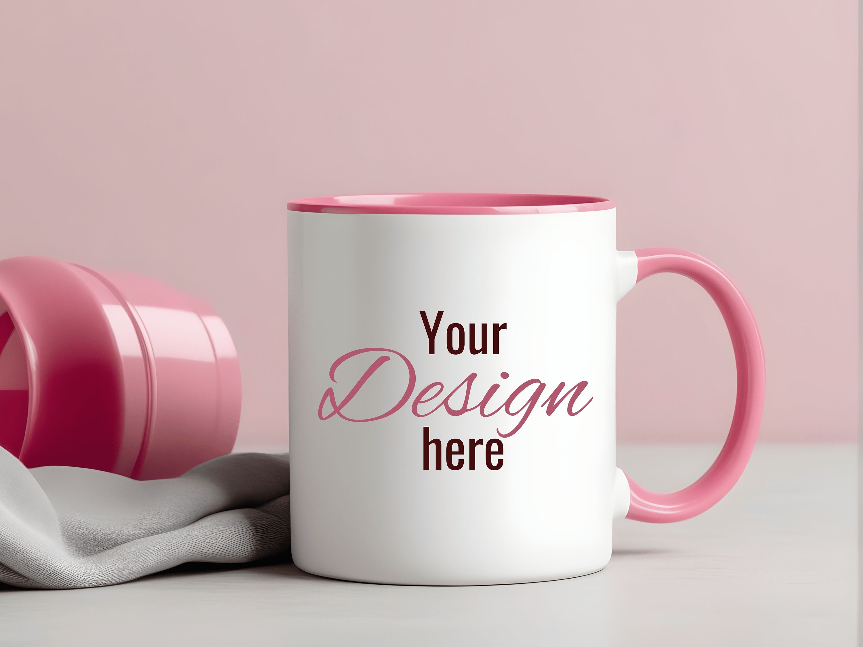 High Resolution Accent Mug Mockup for Your Creative Ideas. Showcase ...