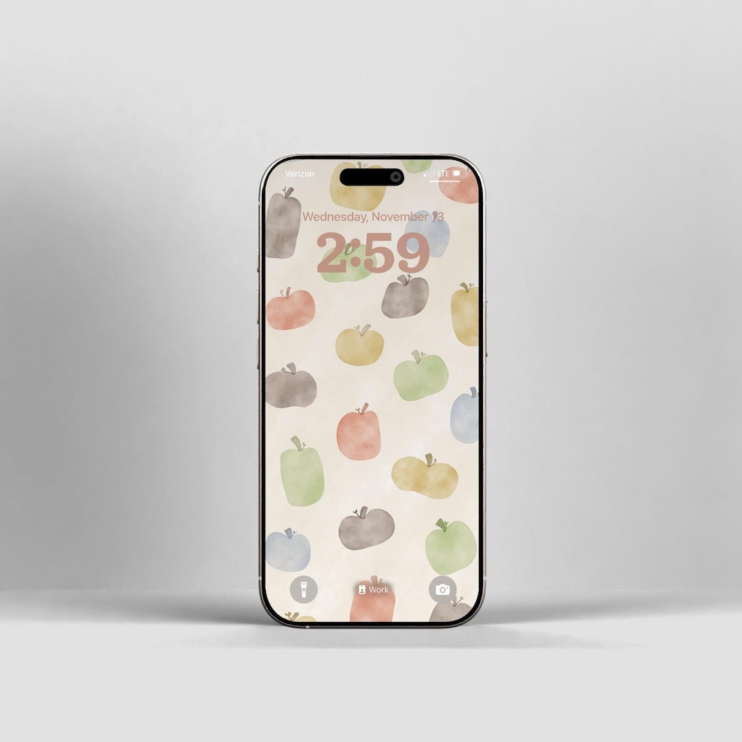 Watercolor Lumpy Pumpkin Phone Wallpaper Set - Etsy