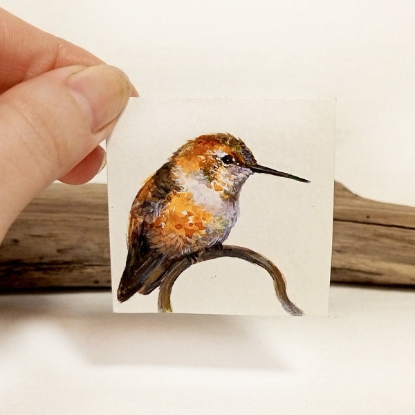 Hummingbird Painting - Etsy