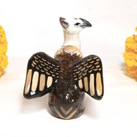 White Owl Griffin Figurine Snowy Gryphon Sculpture TO ORDER Tiny Clay ...