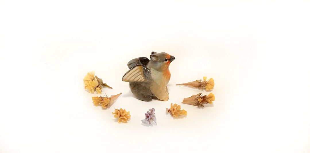 Robin Griffin Statue Small Gryphon Figurine TO ORDER Tiny Clay Animal ...