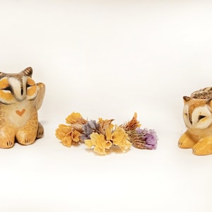 Owl Griffin Figurine Small Gryphon Statue TO ORDER Tiny Clay Animal ...