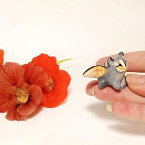 Baby Owl Griffin Figure Small Gryphon Figurine TO ORDER Tiny Clay ...