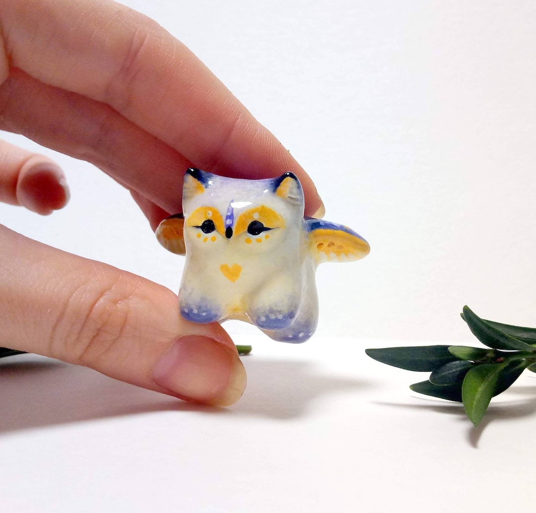 Baby Griffin Figurine to Order Miniature Griffin Hand-painted Small ...
